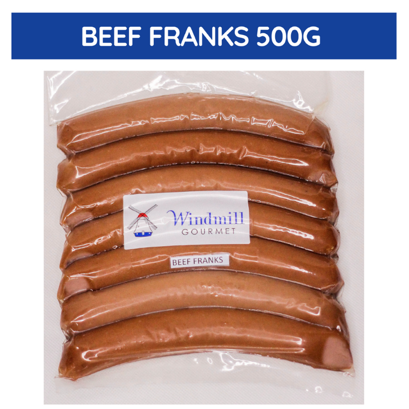 Beef Franks 500g – Windmill Gourmet Central Hub